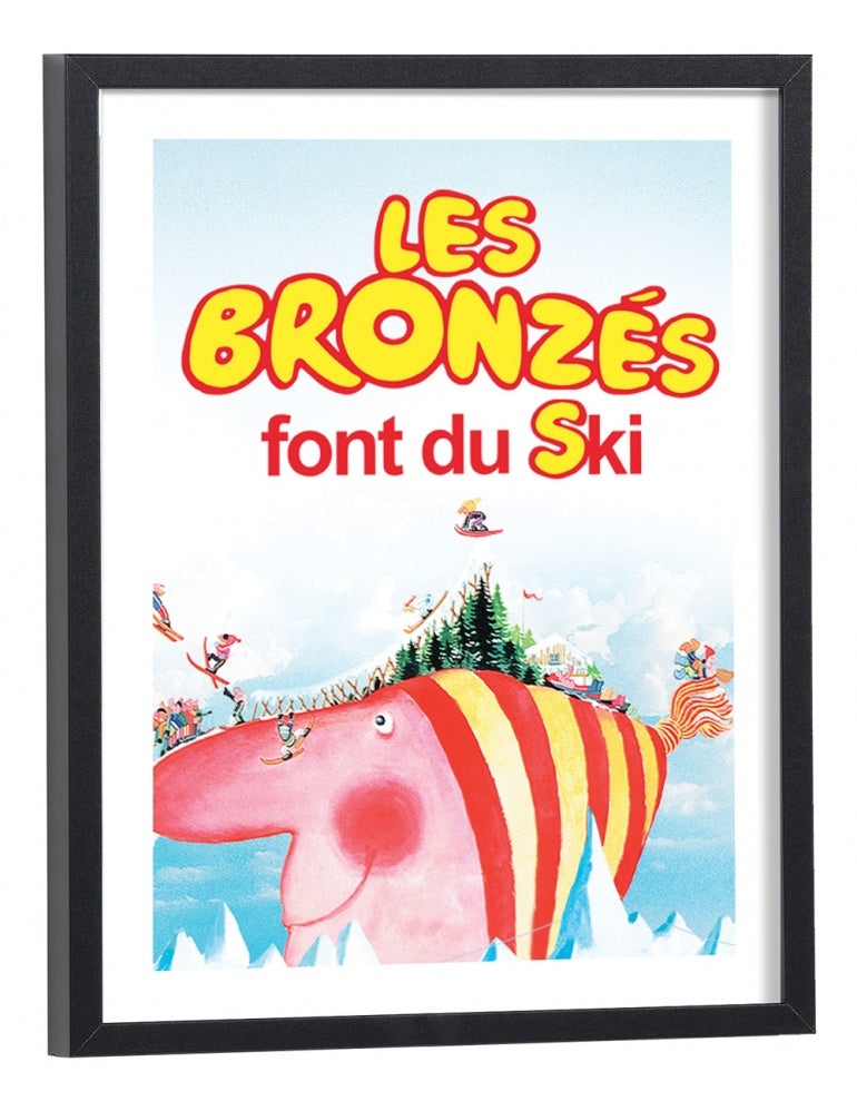 Affiche Les Bronzés font du ski | Toile Cinéma Culte | Fine Art France ...