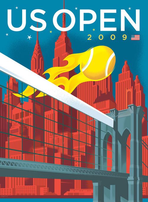2009 US Open Official Poster - Fineartsfrance